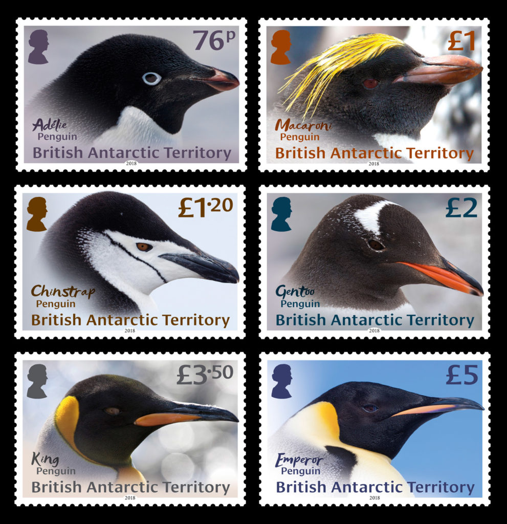 2018 Definitive Stamp Set - Penguins and Chicks - British Antarctic ...